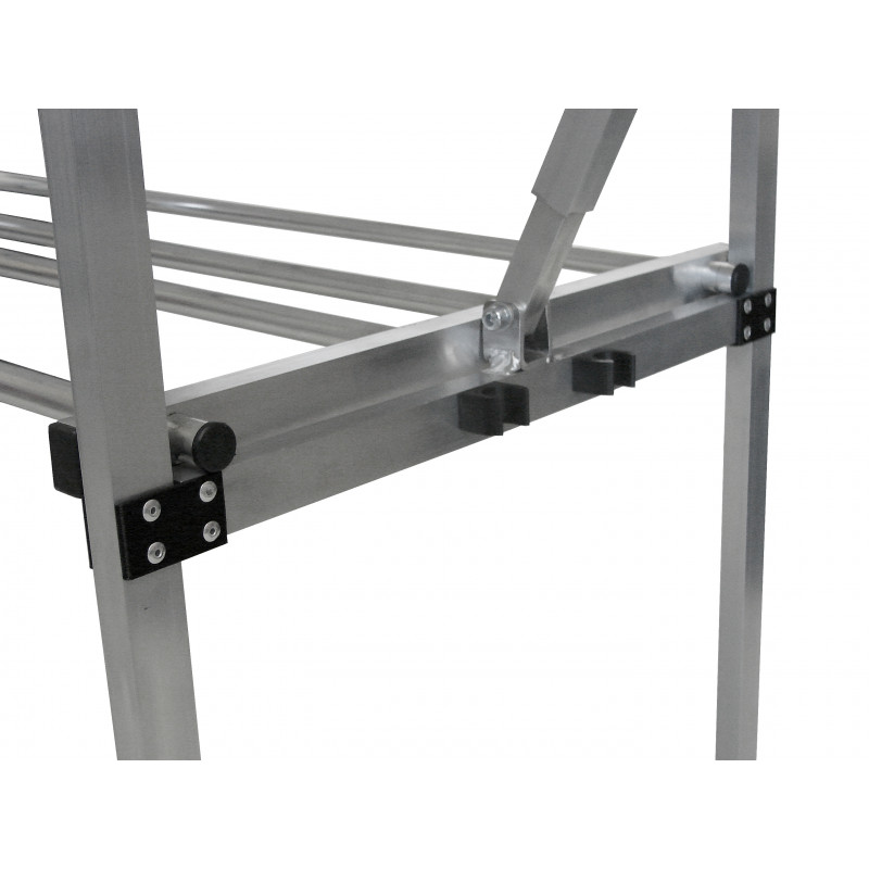 ALUMINIUM WORKBENCH with WHEEL HOLDER