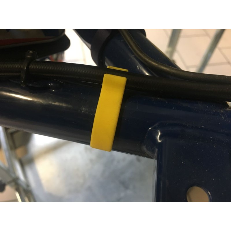 Support durite frein ouvert "clips"